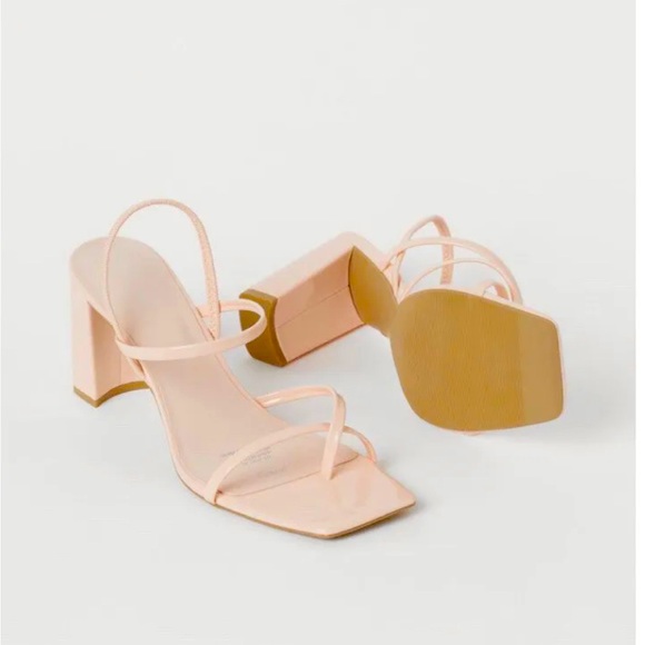 Divided | Shoes | Hm Divided Women Pink Shoes Chunky Heel Size 6 | Poshmark